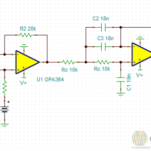 1khz BandPass filter - YouSpice